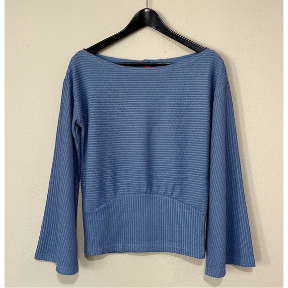 Chelsea & Violet | Sweaters | Chelsea Violet Blue Ribbed Sweater | Poshmark